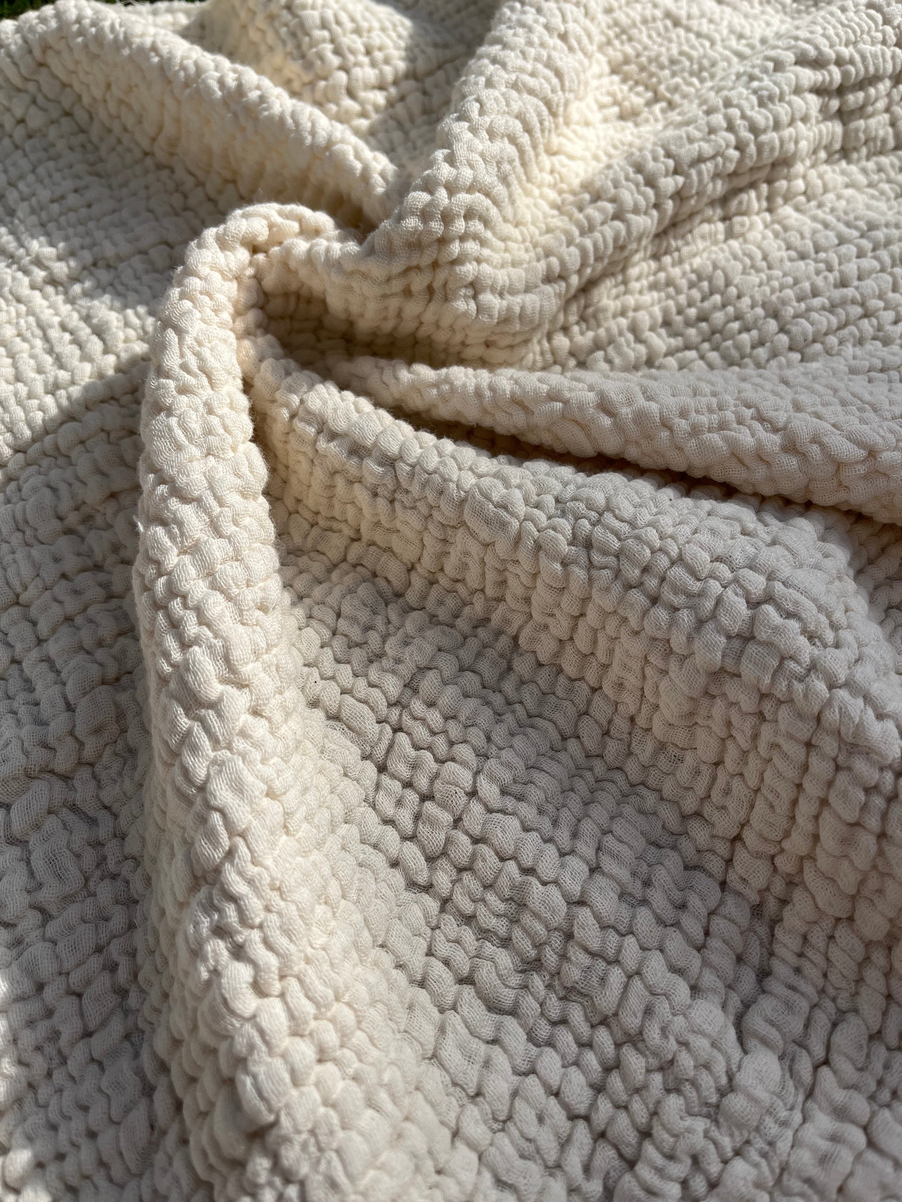 Muslin Fabric By The Yard - Organic Muslin Fabric - Baby Blanket Fabri ...