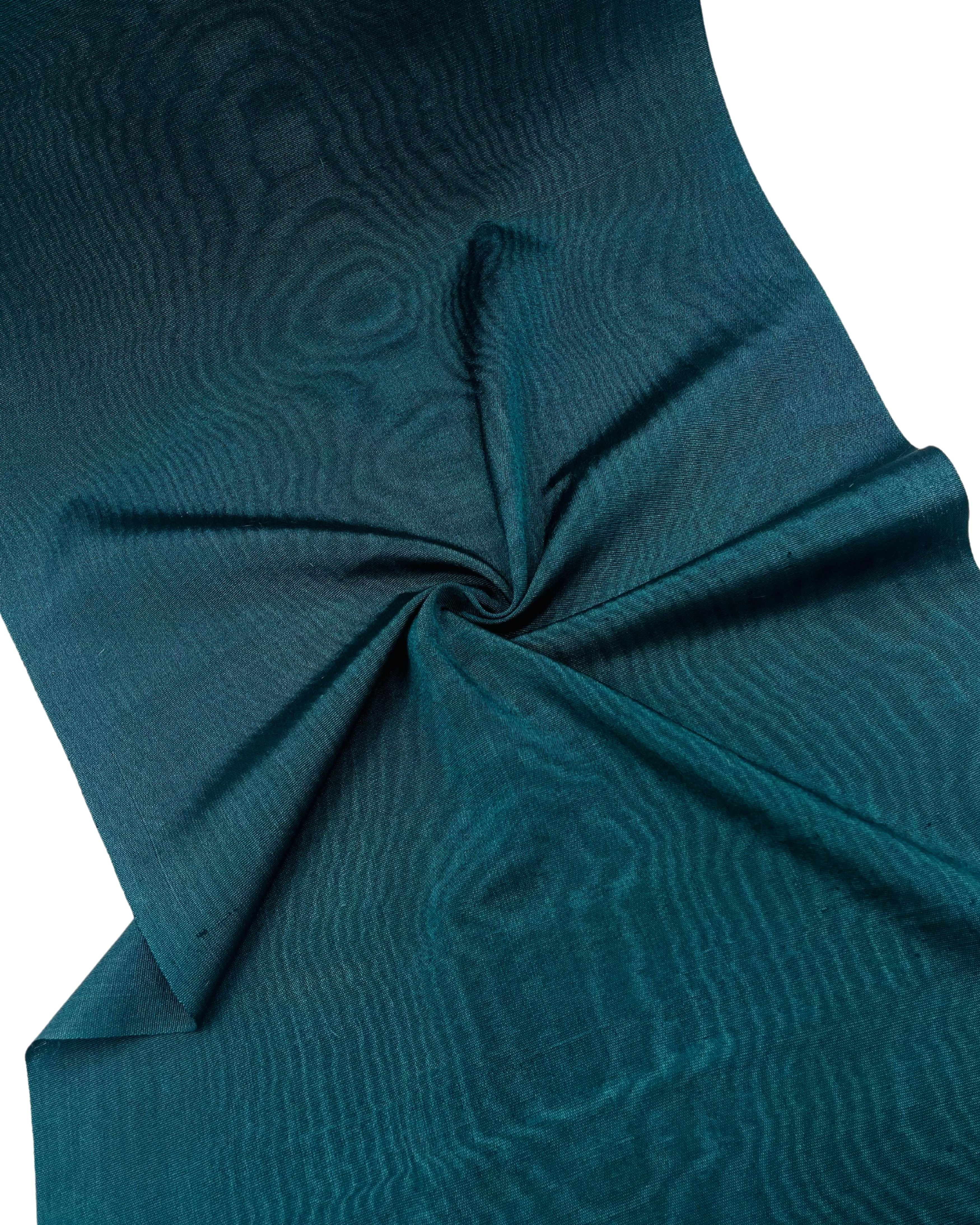 Petroleum Blue Silk Home Textile Interior Fabrics Watermark Patterns ...