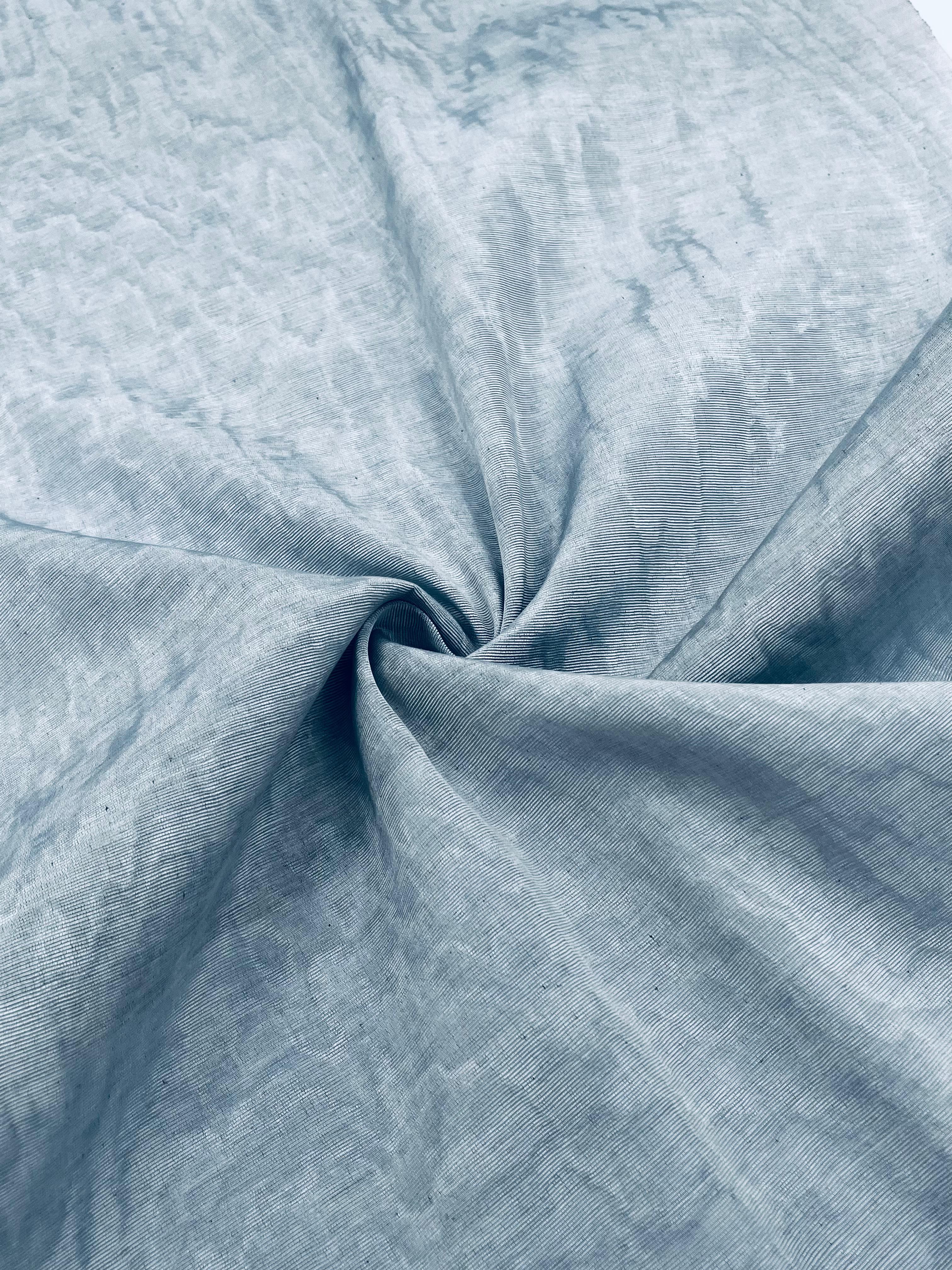 Pastel Blue Luxurious Silk Moire Home Textile Interior Fabrics, Waterm ...