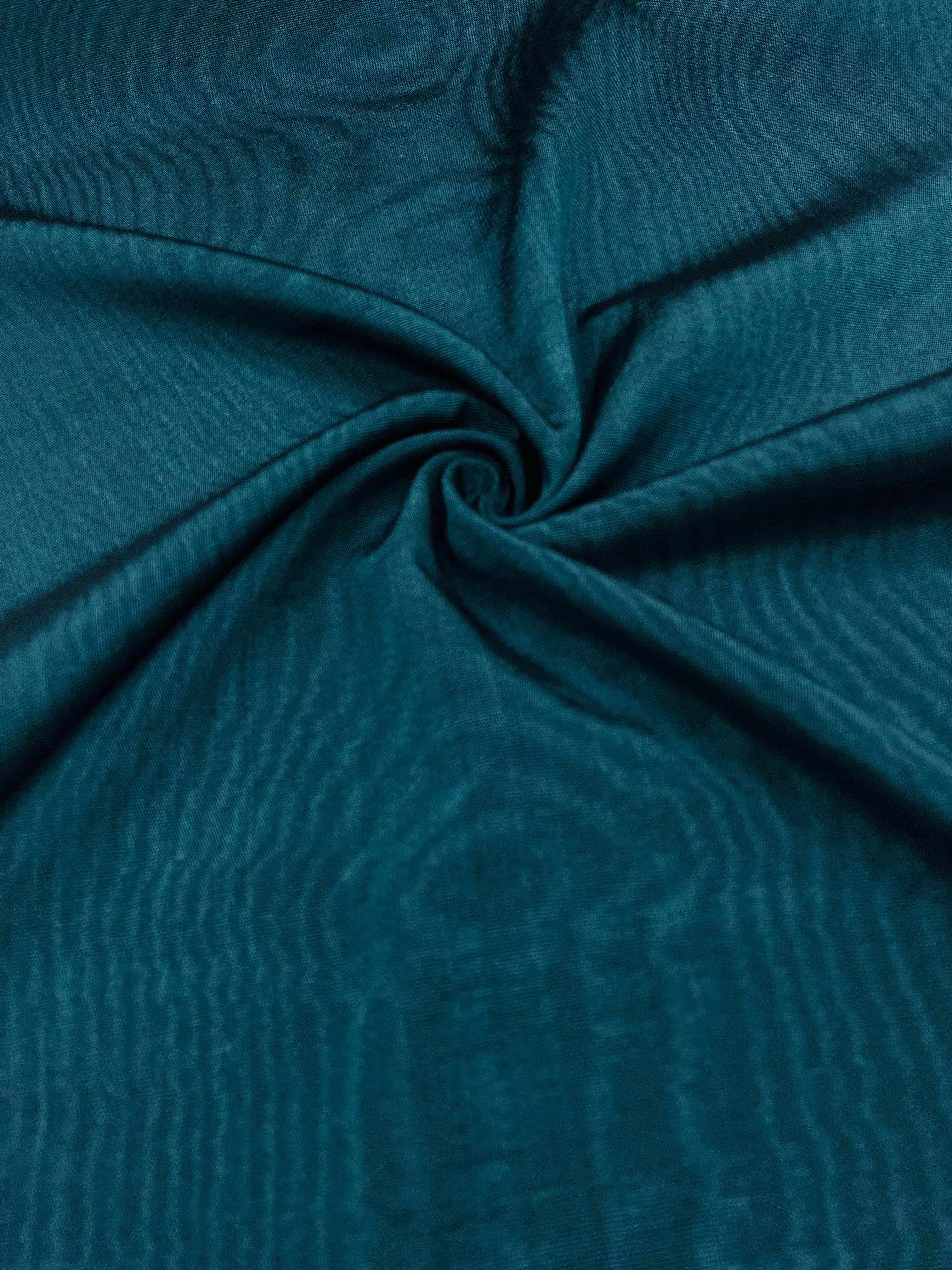 Petroleum Blue Silk Home Textile Interior Fabrics Watermark Patterns ...
