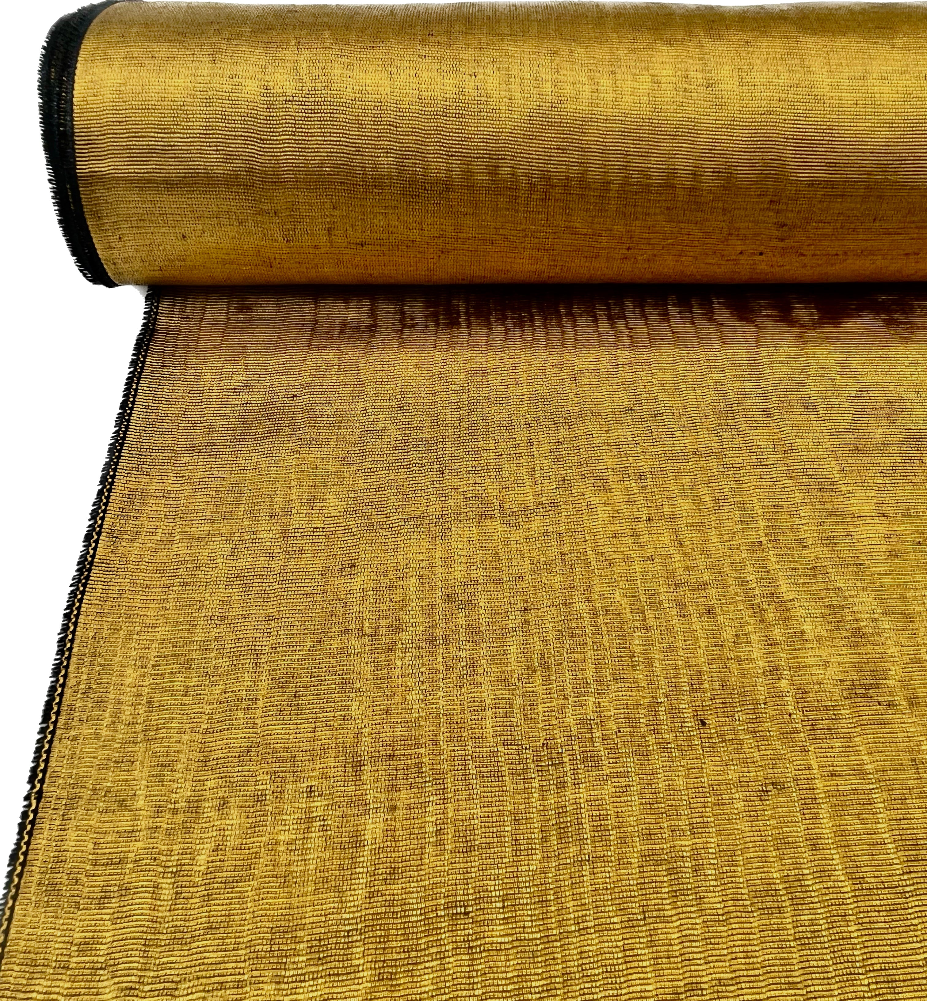 Gold Colour Silk Moire Home Textile Interior Fabrics, Watermark Patter ...