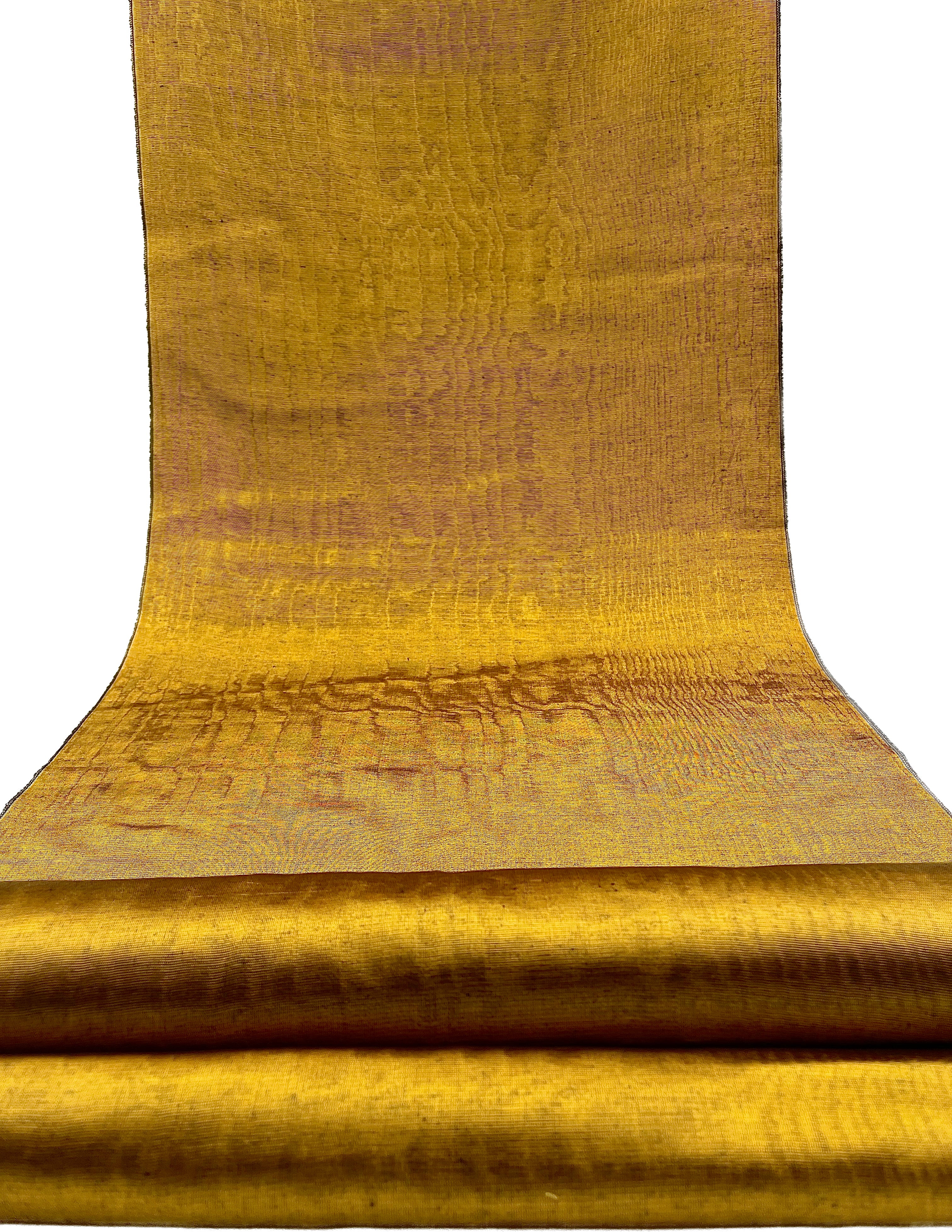 Gold Colour Silk Moire Home Textile Interior Fabrics, Watermark Patter ...
