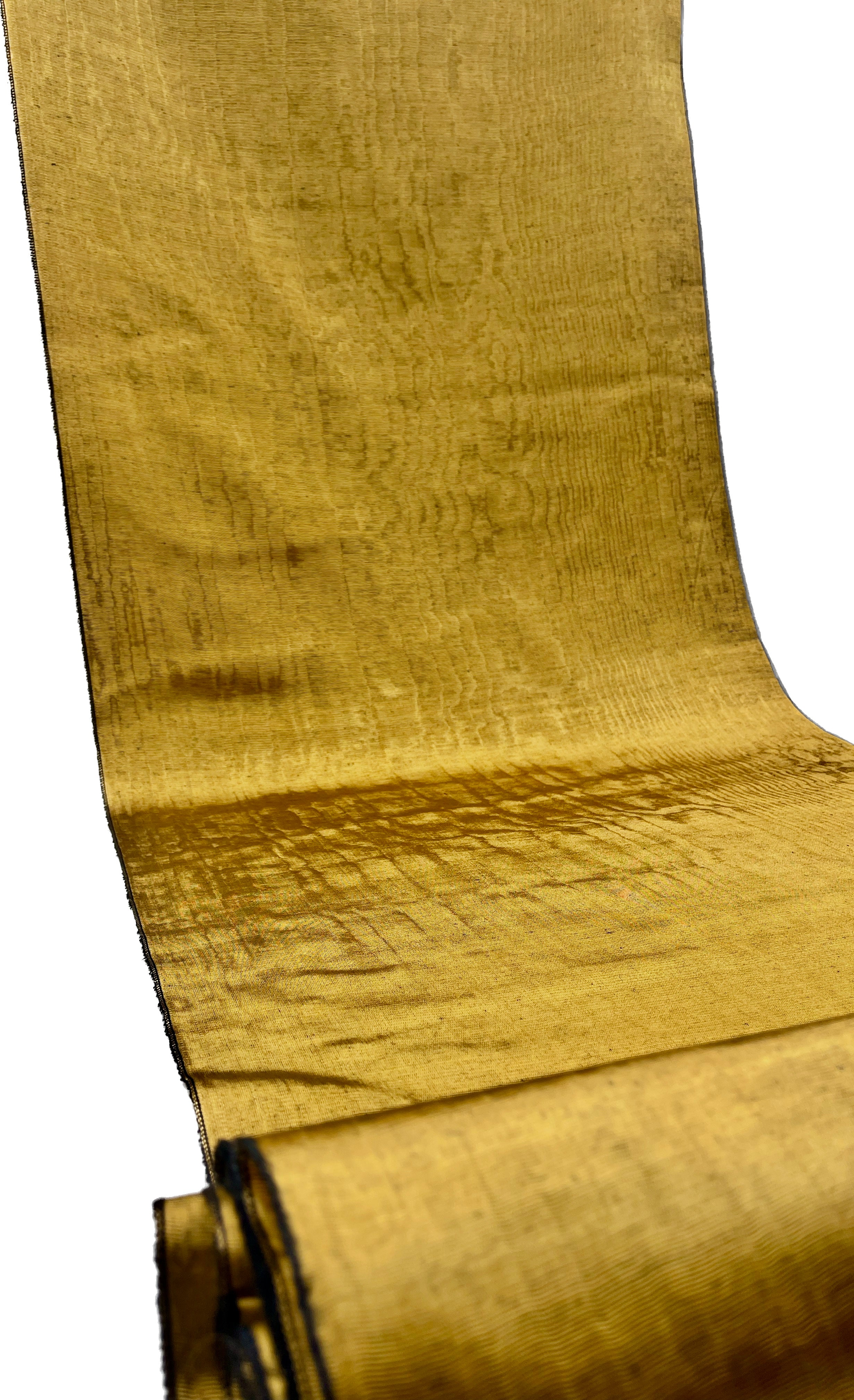 Gold Colour Silk Moire Home Textile Interior Fabrics, Watermark Patter ...