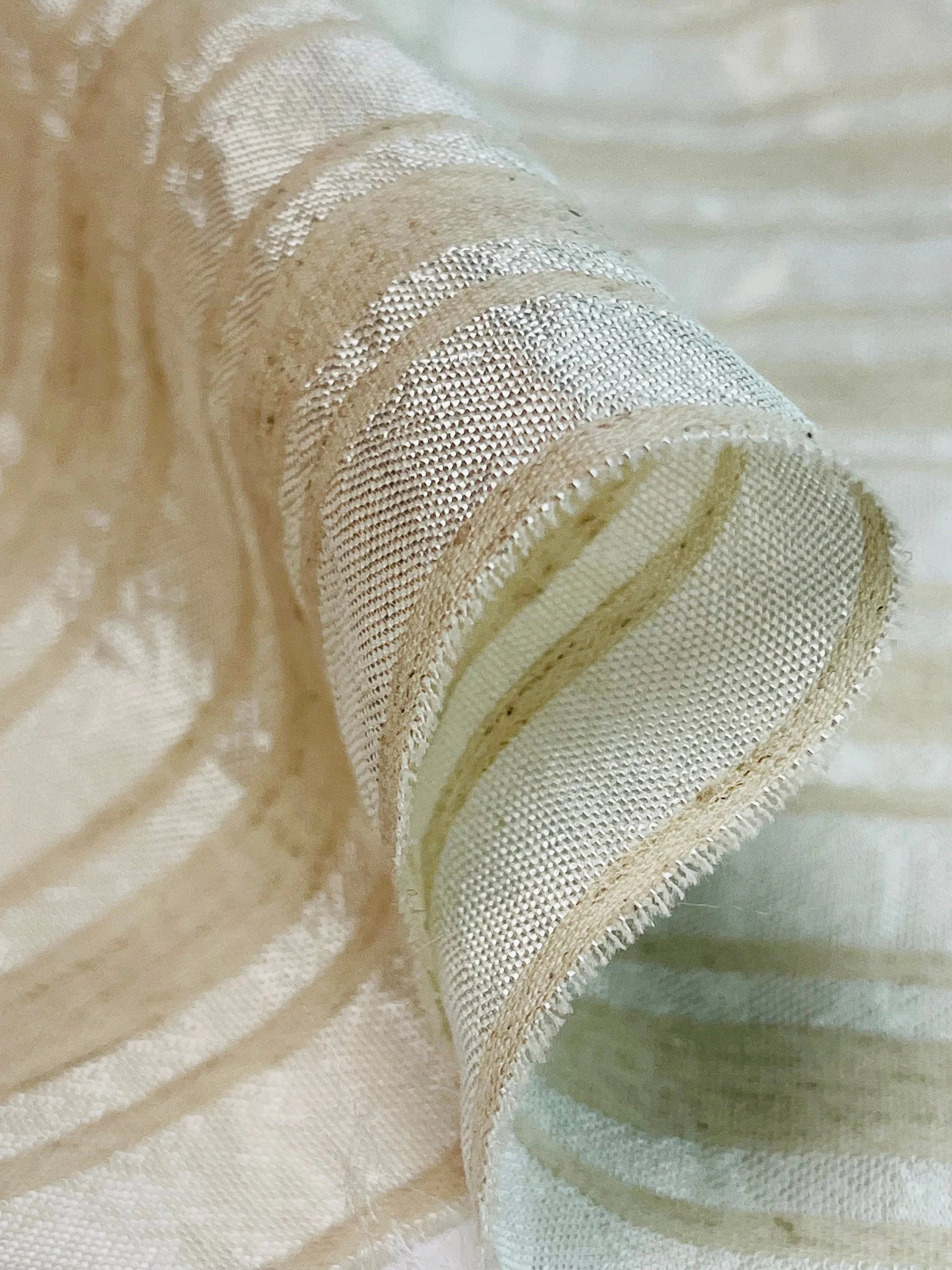 Striped Silk Linen Fabrics for Nature-Inspired Style – Anatolian Textures.